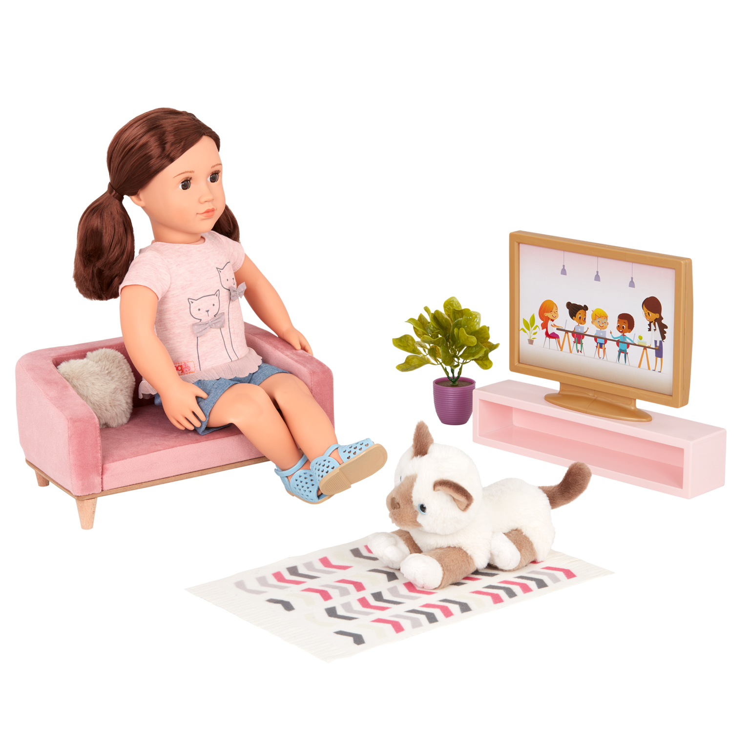 Bunny Hutch Set | Plush Rabbit & Pet House | Our Generation